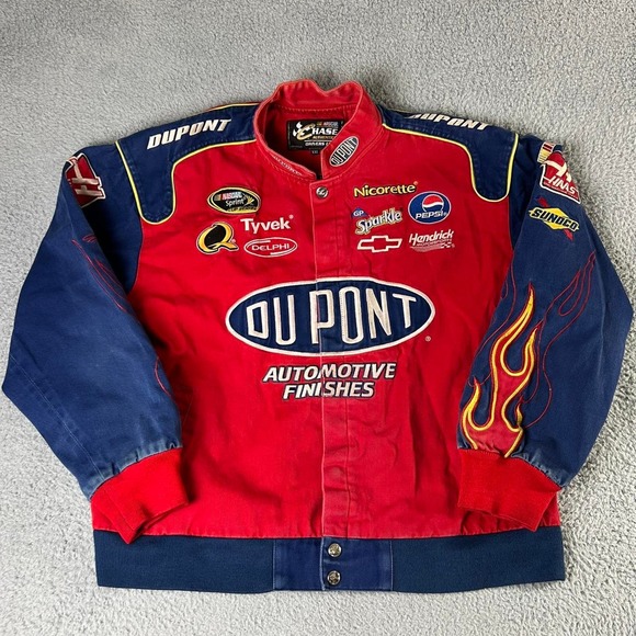 Chase Authentics | Jackets & Coats | Vintage Jeff Gordon Dupont Flames ...